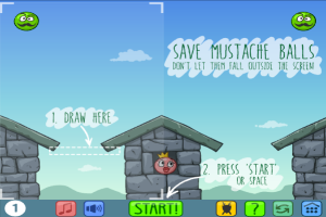 Mustache Time (Save Mustache Balls) - Unblocked Games IO