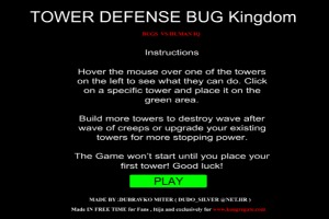 Tower Defense Bug Kingdom - Unblocked Games IO